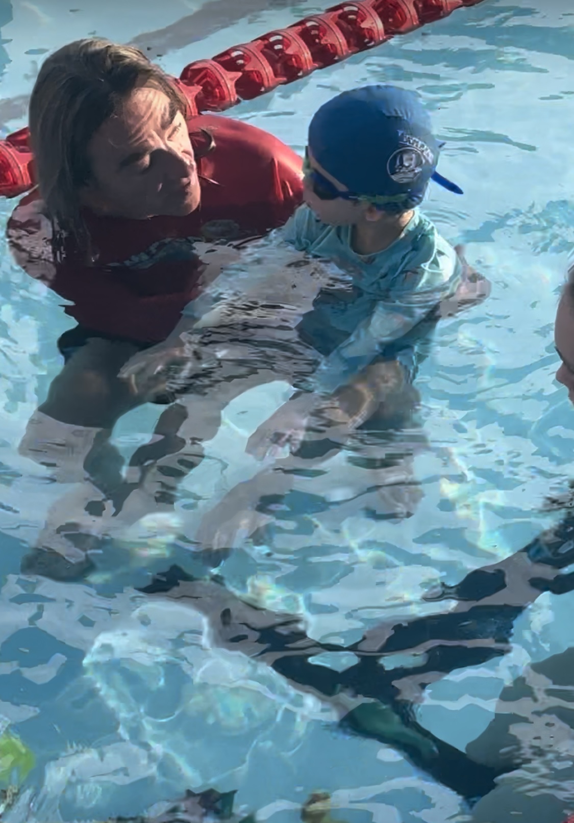 Helping little swimmers go underwater with confindence - Hampton Swim ...